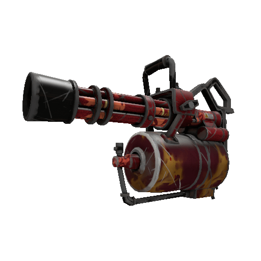 Strange Deadly Dragon Minigun (Well-Worn)