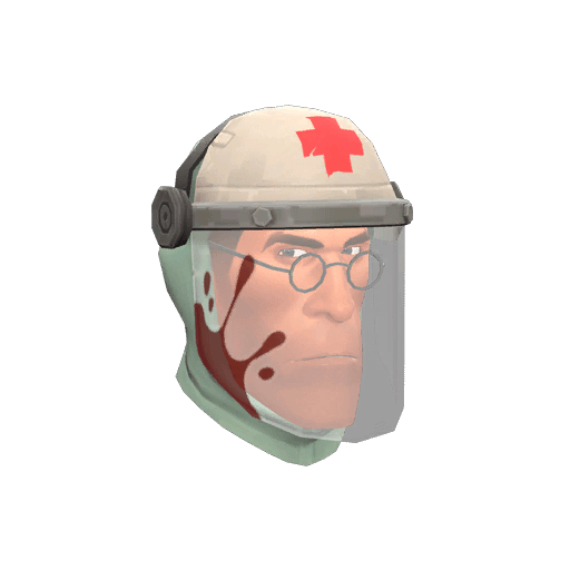 Unusual Green Confetti Viscera Visor